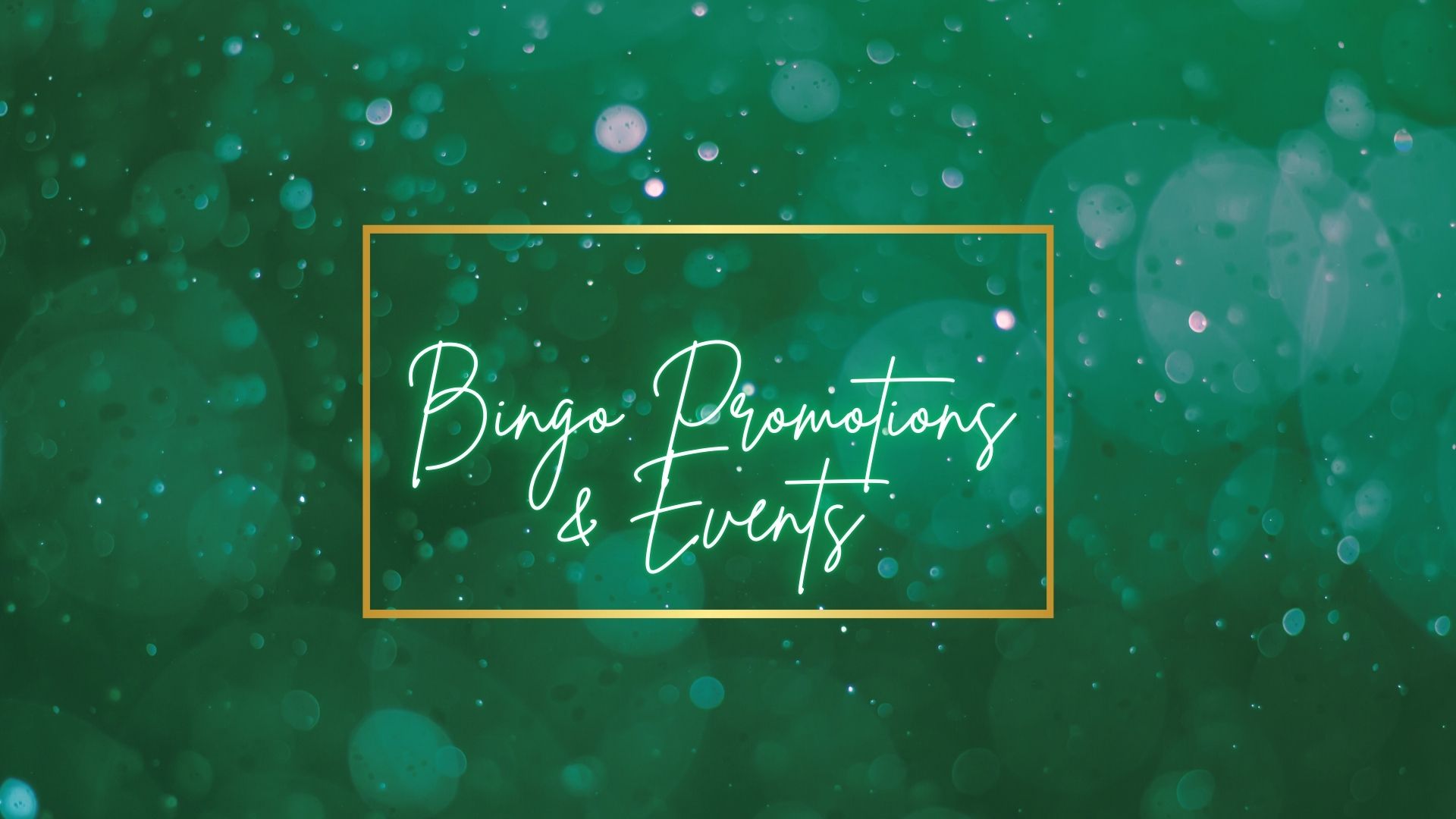 Bingo Promotions & Events